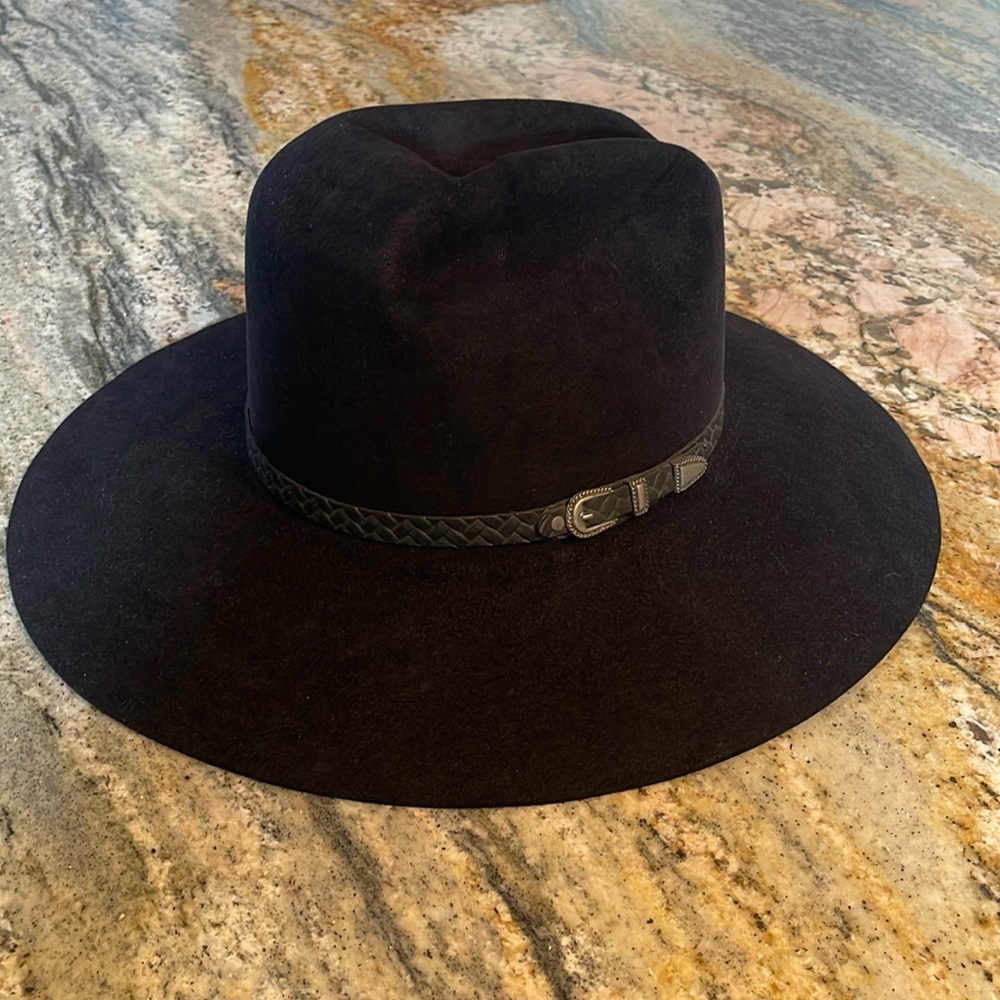 Rodeo King 5x Beaver Western Cowboy Hat Black Men’s 7… - Gem